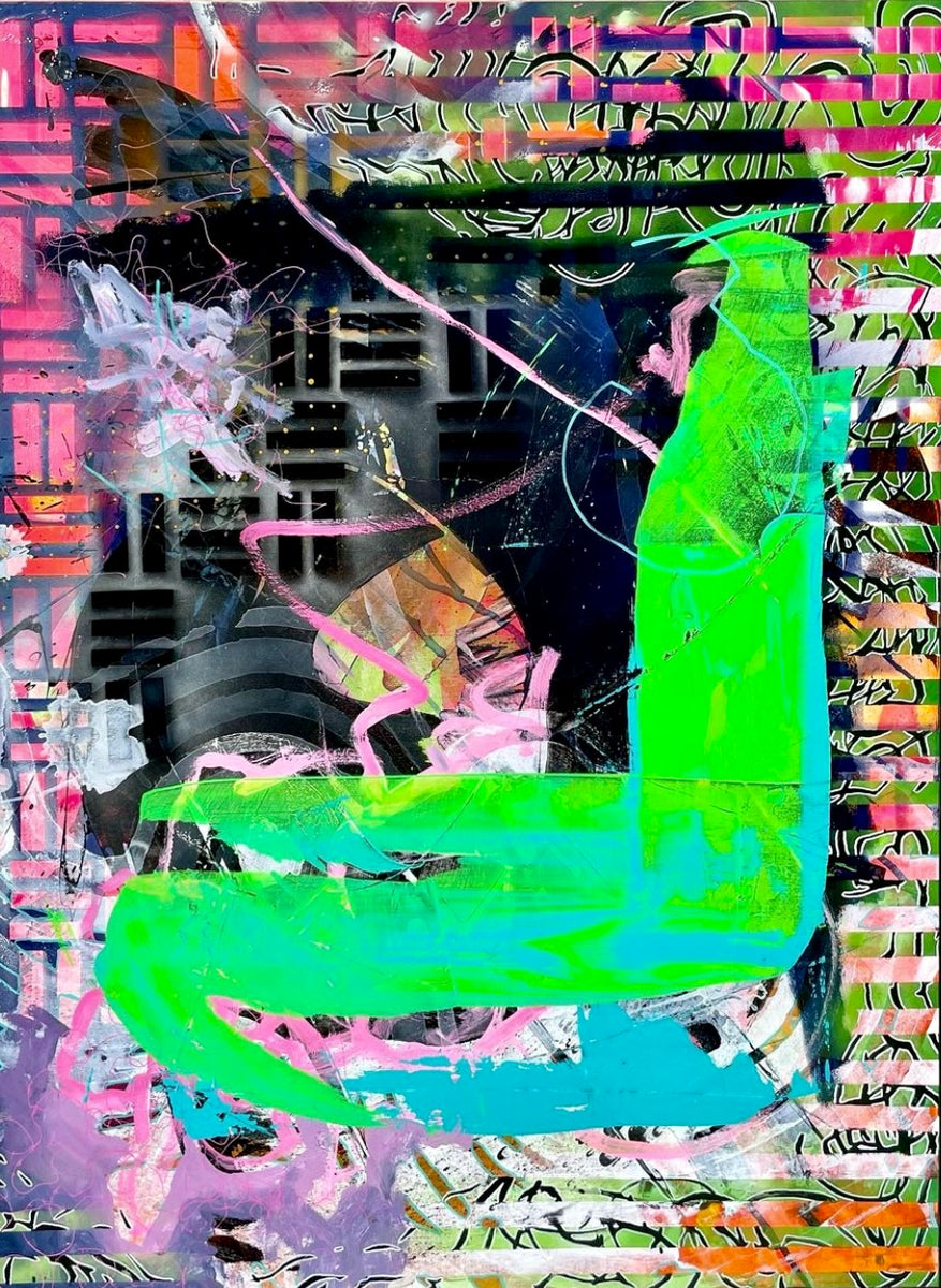 Skip Rows And Barbed Wire - 36x48 – bradleysgordon.com